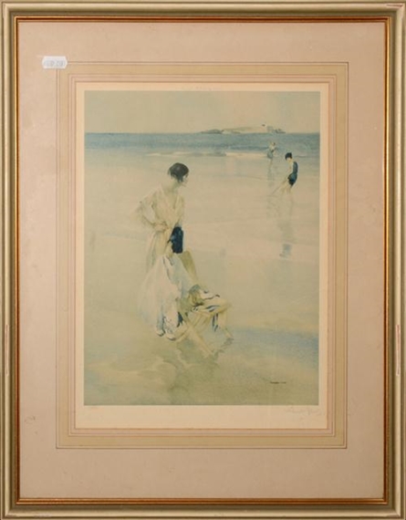 William Russell Flint | Beach Combers | MutualArt