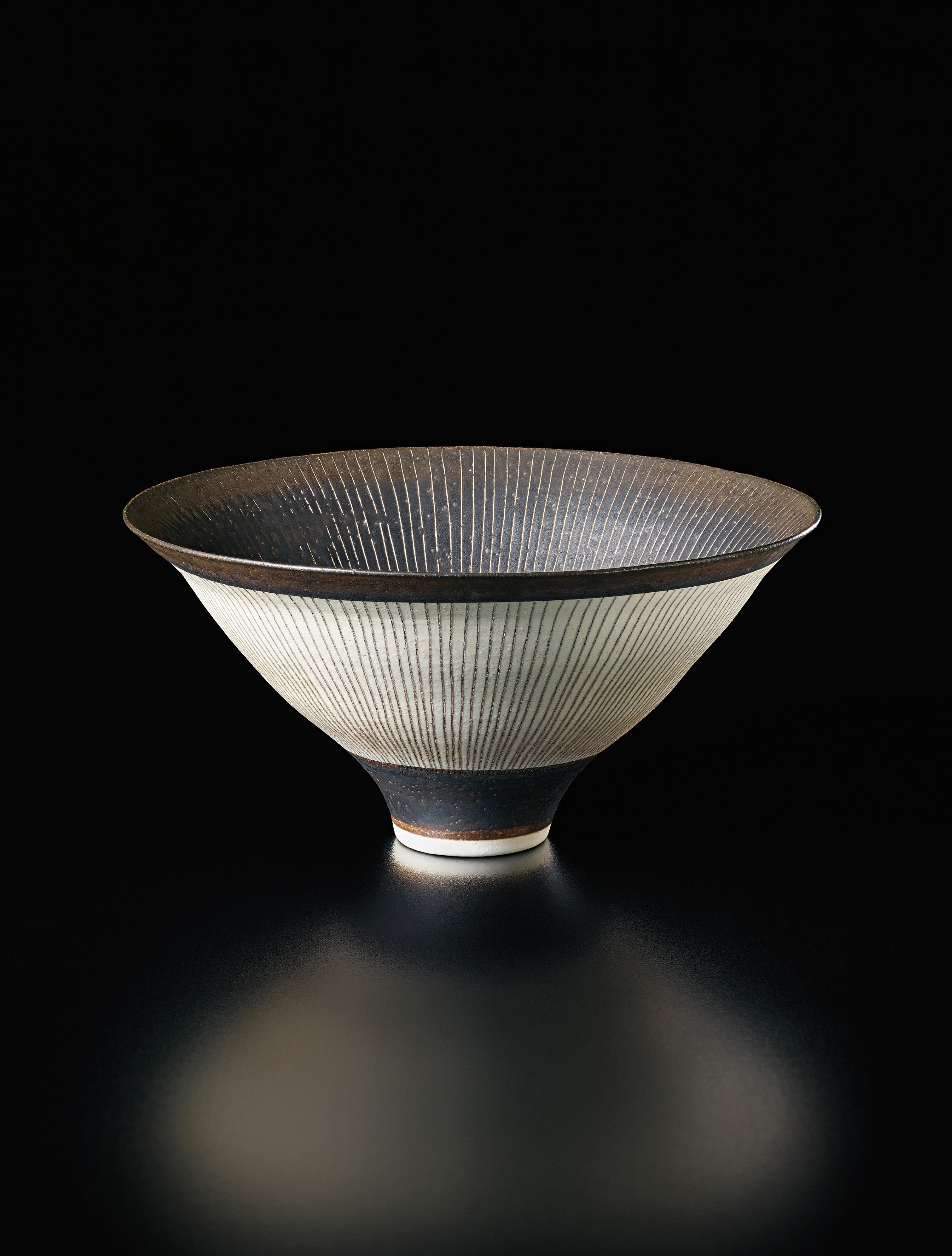 Lucie Rie | Conical “Rice” bowl (Circa 1978) | MutualArt
