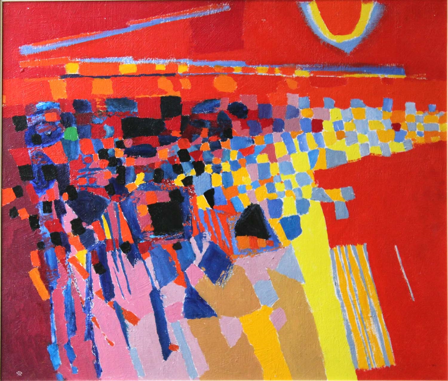 Colin Middleton | Red Landscape (1962) | MutualArt