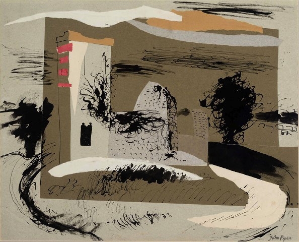 John Piper | Knowlton, Dorset, 1938 | MutualArt