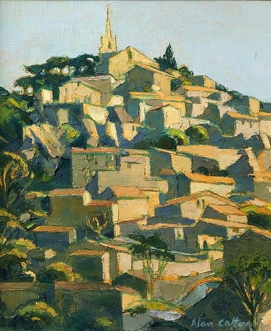 Alan Cotton | Provence - The Hill Town of Bonnieux in Spring | MutualArt