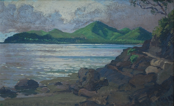 Arthur D'auvergne Boxall | COASTAL LANDSCAPE | MutualArt