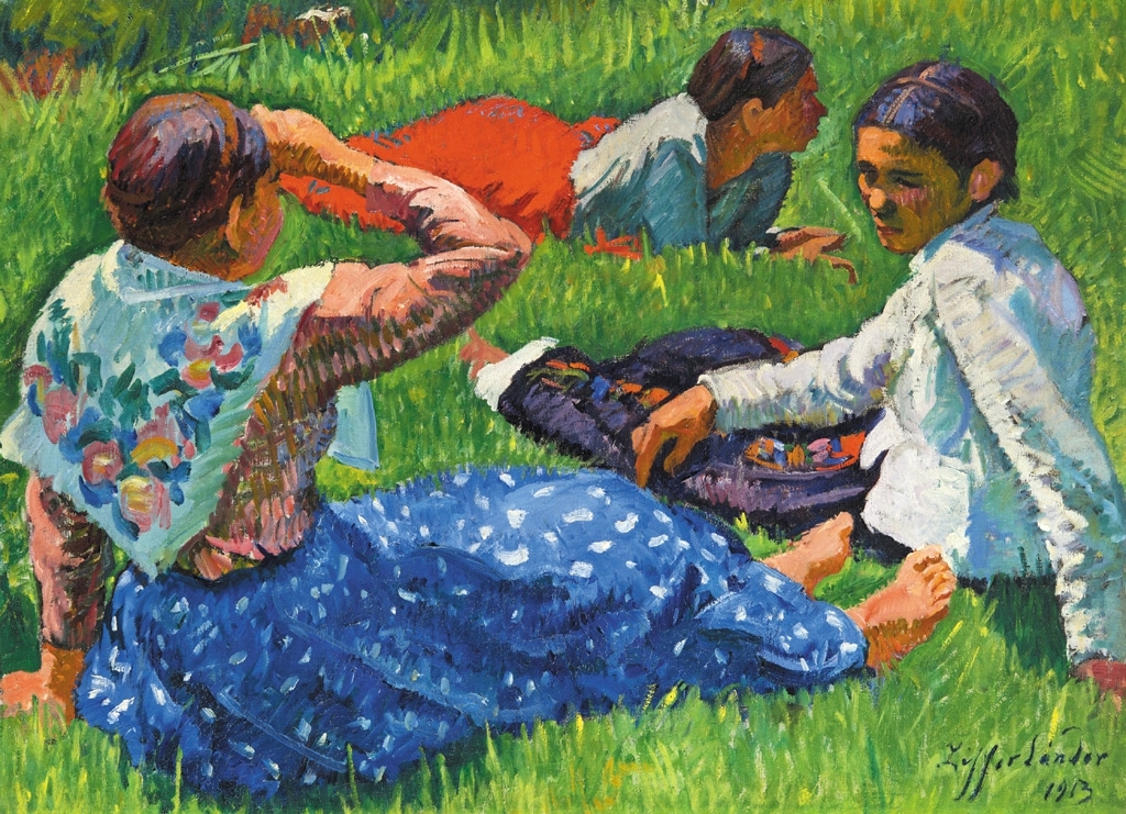 Sandor Ziffer | Gardener Girl (1912 - 1914) | MutualArt