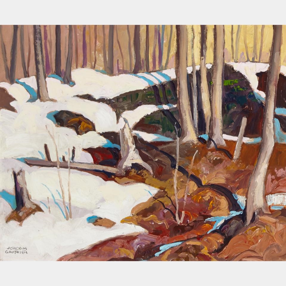Joachim George Gauthier | SNOW PATTERNS IN APRIL | MutualArt