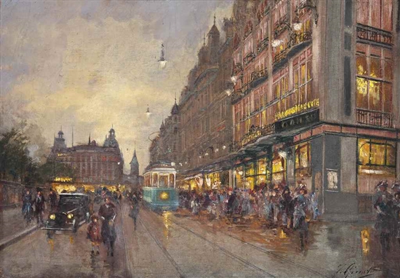 Fausto Giusto | Parisian Boulevard | MutualArt