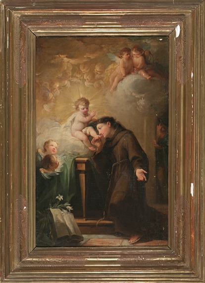 Mariano Salvador de Maella | The appearance of Baby Jesus to Saint ...
