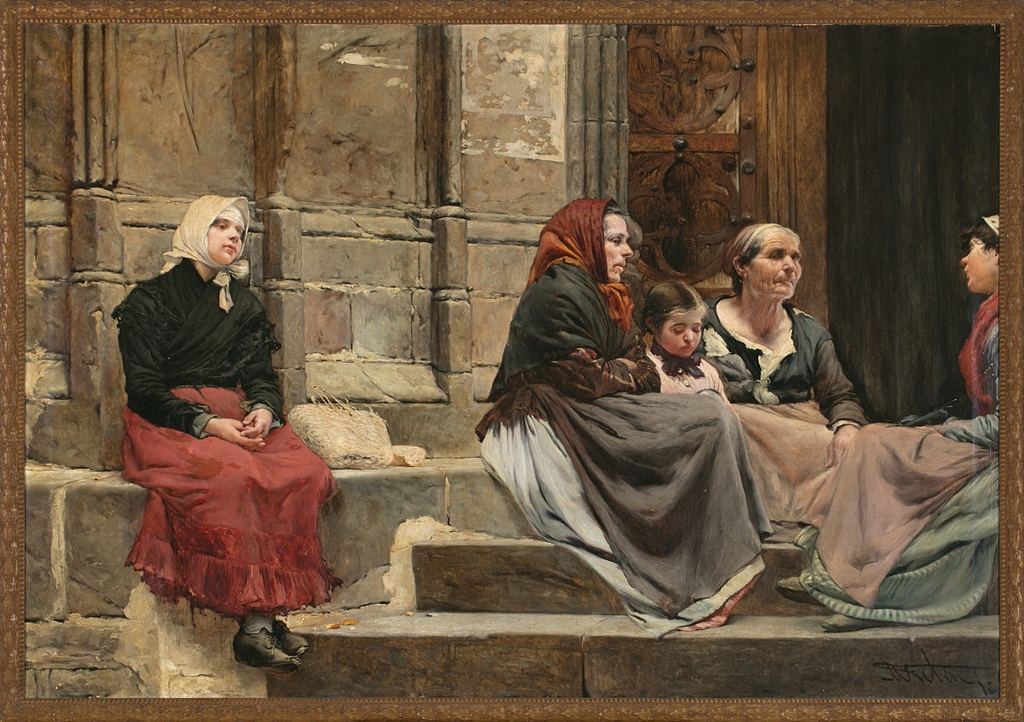 Manuel Feliú de Lemus | L'ascó del barri (1890) | MutualArt