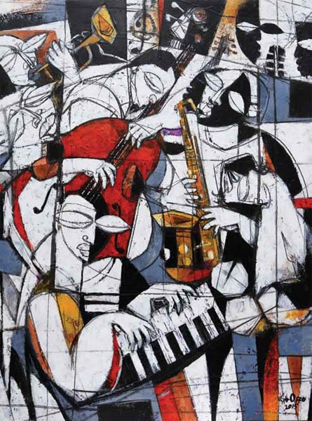 Gbenga Offo | COLLABORATION (2015) | MutualArt