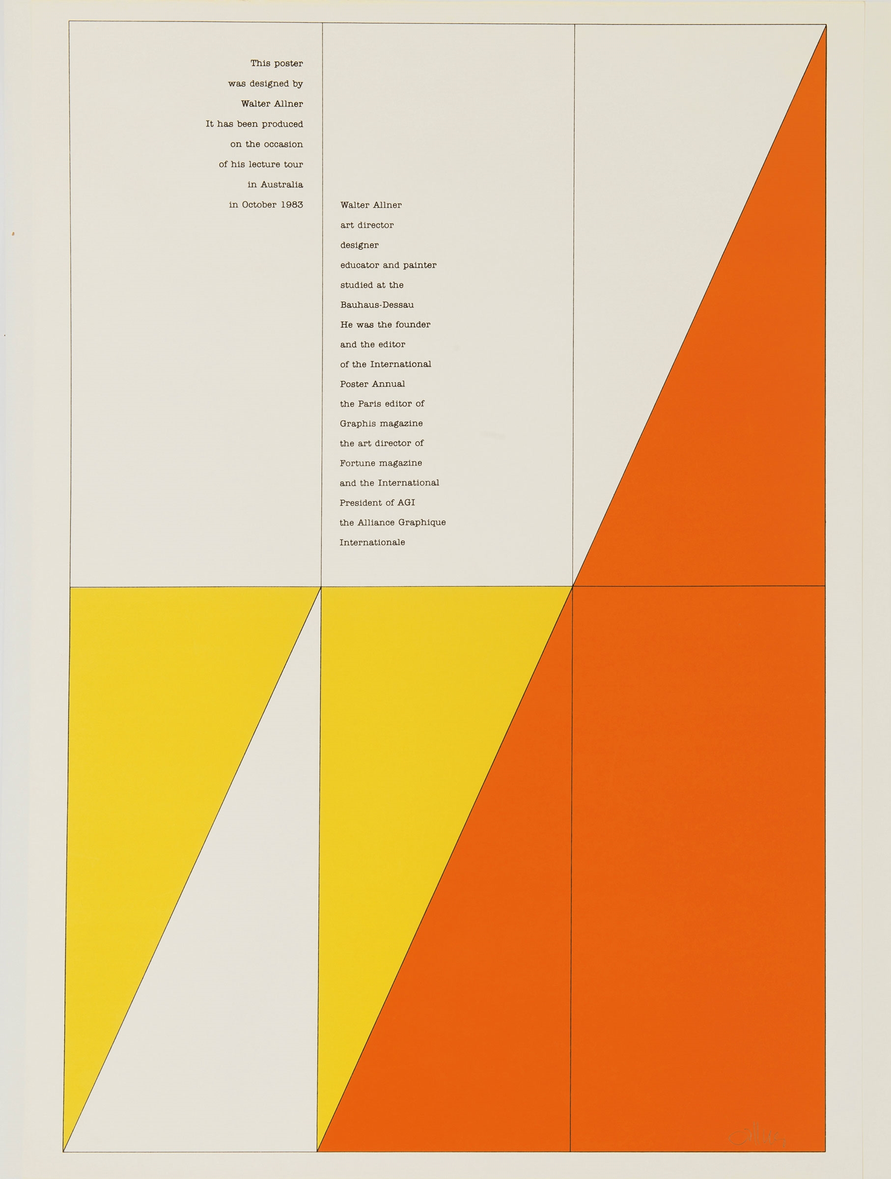 Walter Allner | Australia Poster (1983) | MutualArt