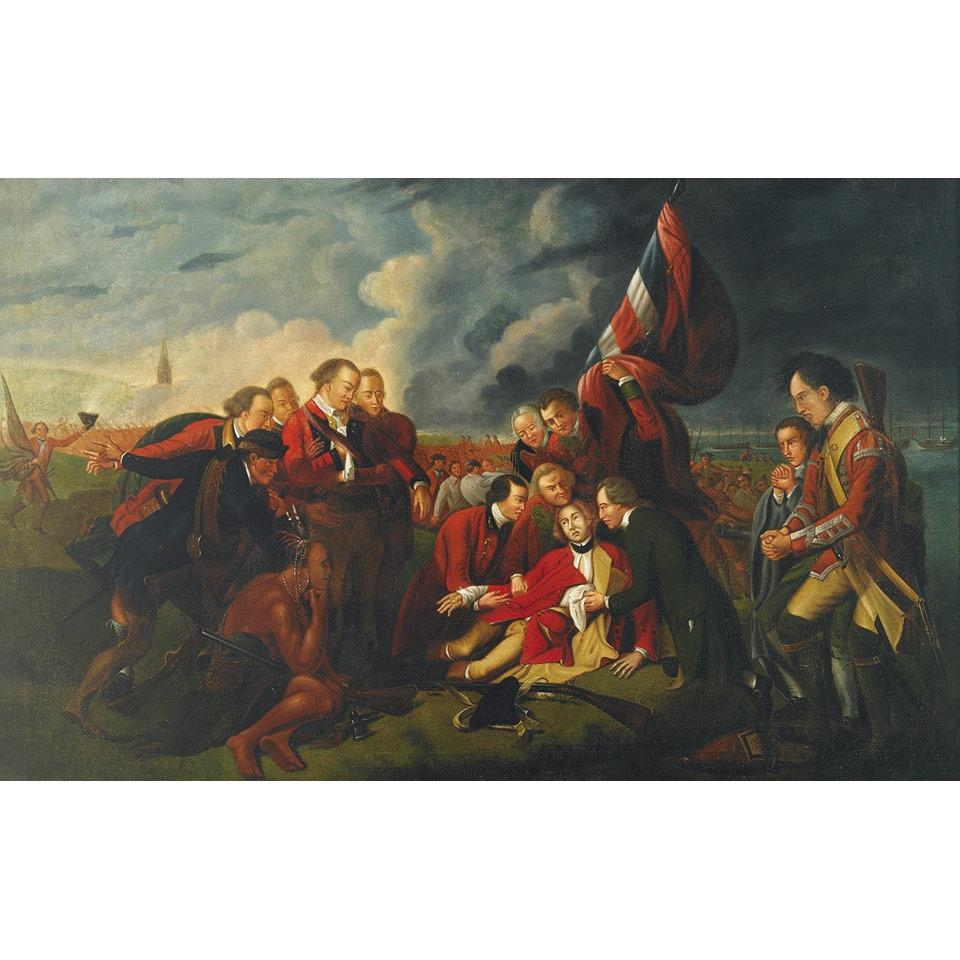 Benjamin West | THE DEATH OF GENERAL WOLFE | MutualArt