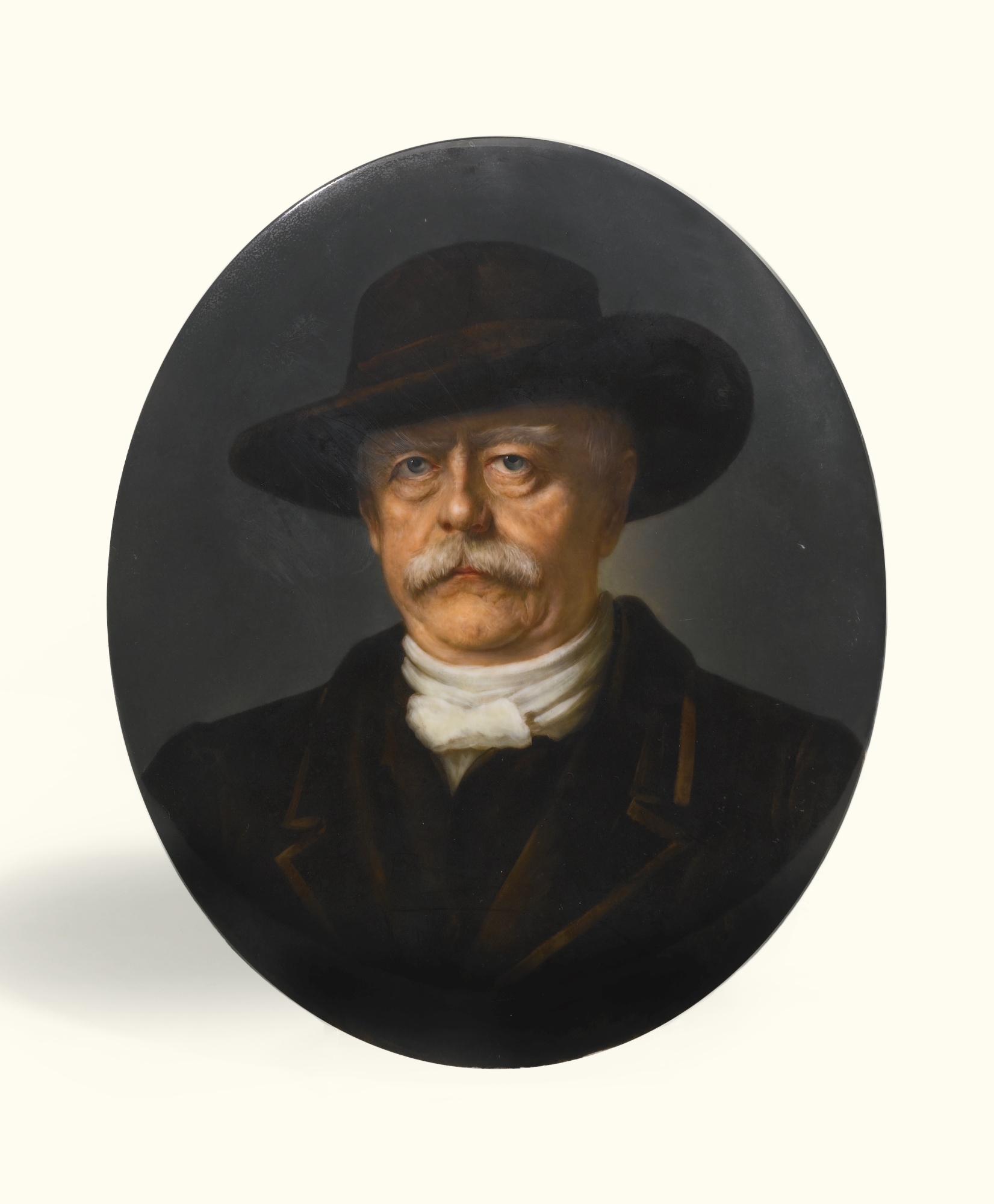 German School, 19th Century | A GERMAN PORCELAIN OVAL PORTRAIT ...