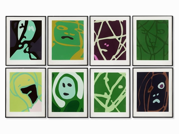 Gary Hume | Set of 8, Series, Spring Angles (2000) | MutualArt