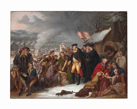 Tompkins Harrison Matteson | George Washington at Valley Forge (1854 ...
