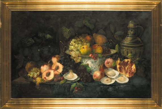 Robert G. Schmidt | Still Life with Friuts and Oysters | MutualArt