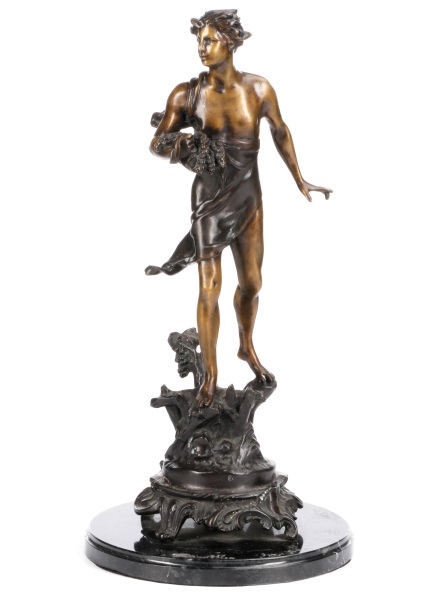 Ernest Justin Ferrand | Bronze Allegorical Sculpture | MutualArt