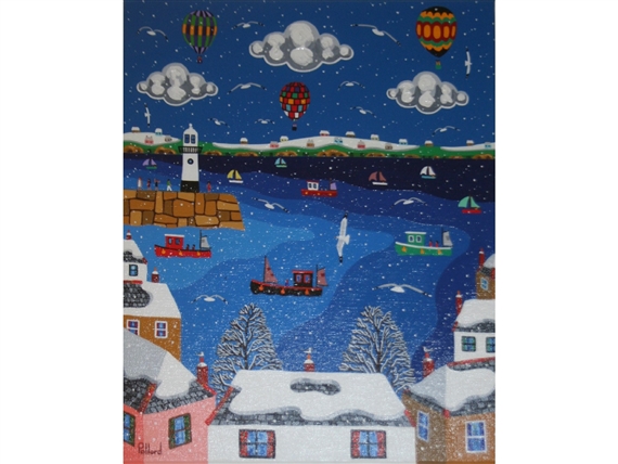 Brian Pollard | SNOW AT ST IVES | MutualArt