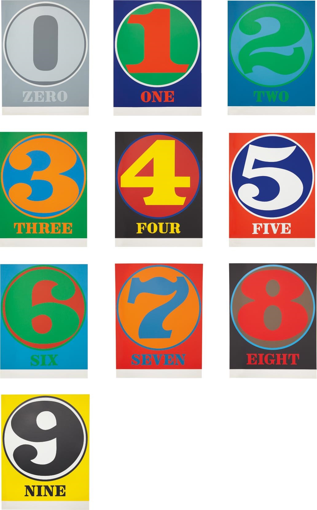 Robert Indiana | Numbers (1968) | MutualArt