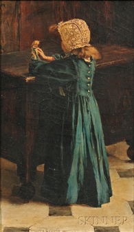 Maria Brooks | Seated girl | MutualArt