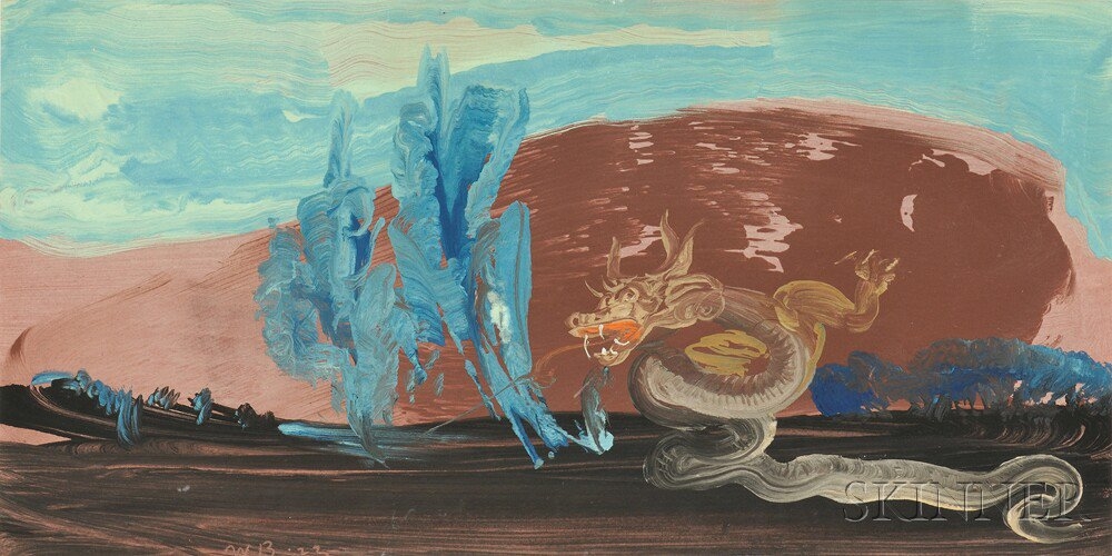 Otto Walter‏ Beck | Chinese Dragon (1923) | MutualArt