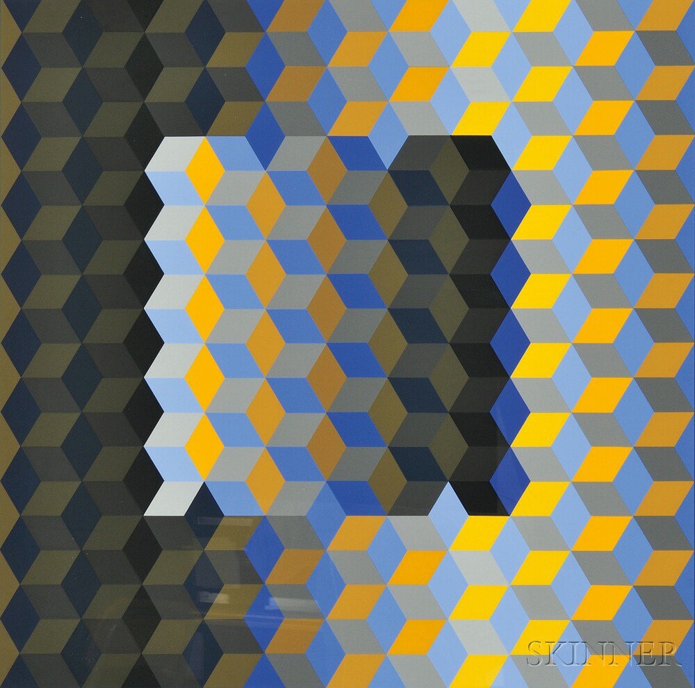 Victor Vasarely | Hommage à l'Hexagone | MutualArt