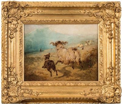 William Watson | Rounding the Sheep | MutualArt