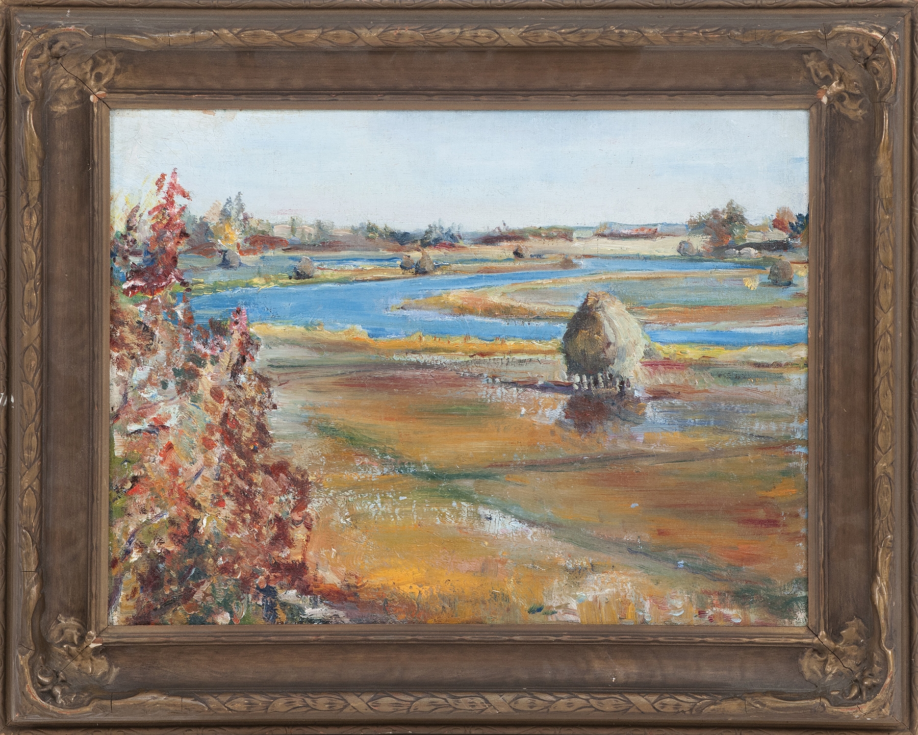 Lilian Westcott Hale | Marsh landscape, likely the North Shore of ...