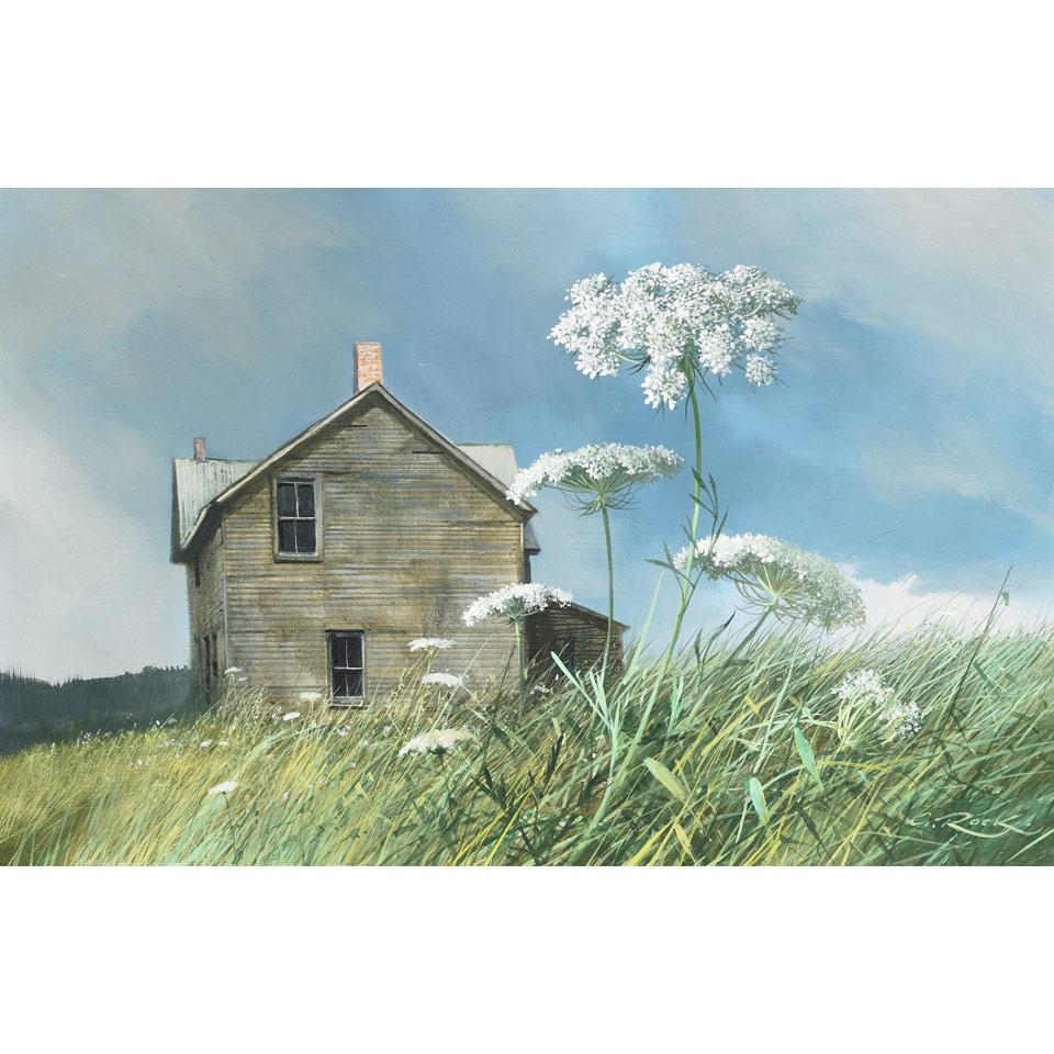 Geoffrey Allan Rock | QUEEN ANNES LACE, THE WILSON FARM | MutualArt