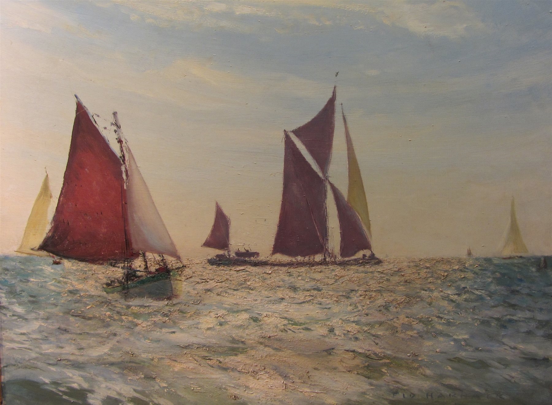 Frederick Bertrand Harnack | Thames Spritsail Barge and East Coast ...