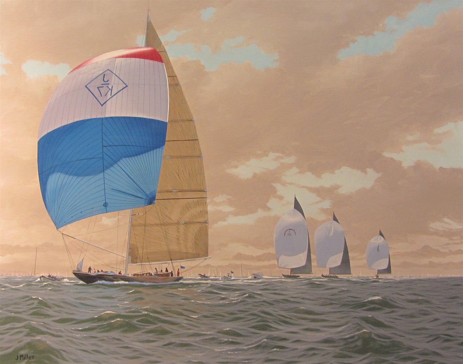 James Miller | J Class Yachts on the Solent | MutualArt
