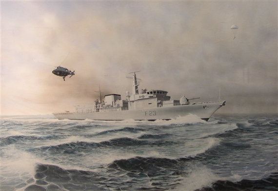 Philip Hodkin | Royal Naval Frigate F23 (1983) | MutualArt