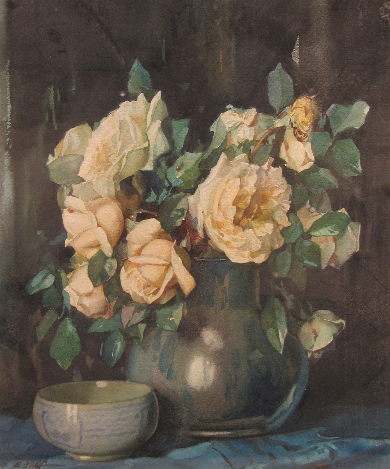 Byatt Edwin | Still Life of Roses | MutualArt