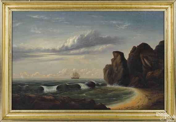Thomas Chambers | Coastal scene | MutualArt
