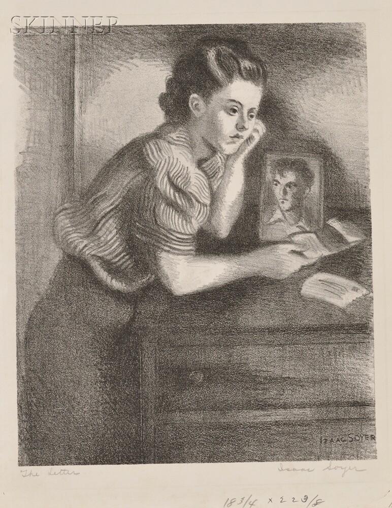 Isaac Soyer | The Letter | MutualArt