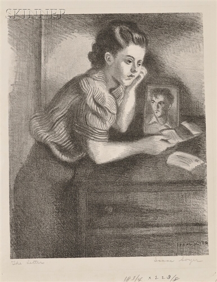 Isaac Soyer | The Letter | MutualArt