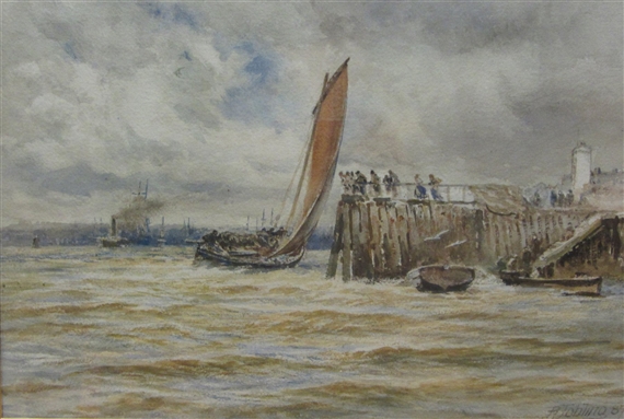 Robert Jobling | Boat Returning to the Fish Quay North Shields (1987 ...