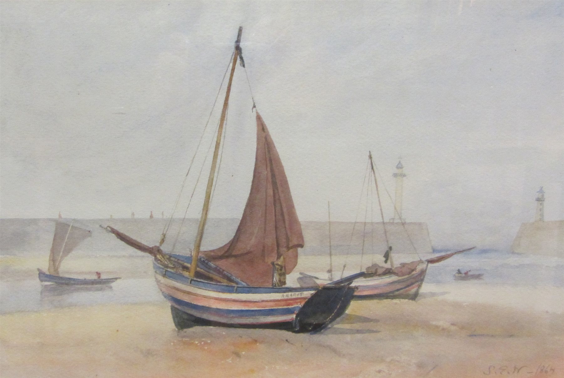 Sarah Ellen Weatherill | Whitby Fishing Coble 'Ararat' on Tate Hill ...