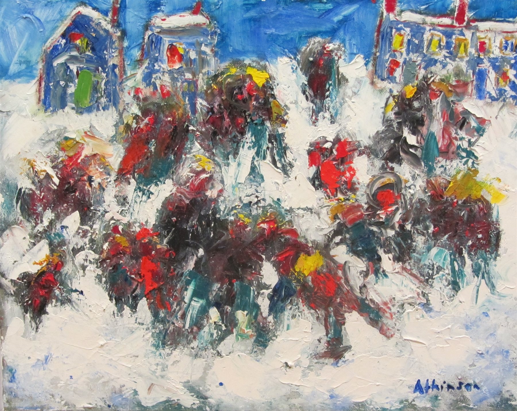 Sue Atkinson | Snowy Playground | MutualArt
