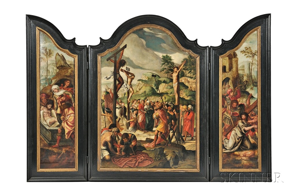 Jan Van Rillaer the elder | Triptych Altarpiece: Central Panel showing ...