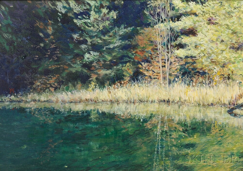 Wally Ames | Pond's Edge | MutualArt