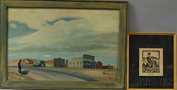 Harold Edward West | 2 Works,Them Was the Days;Moving Camp | MutualArt
