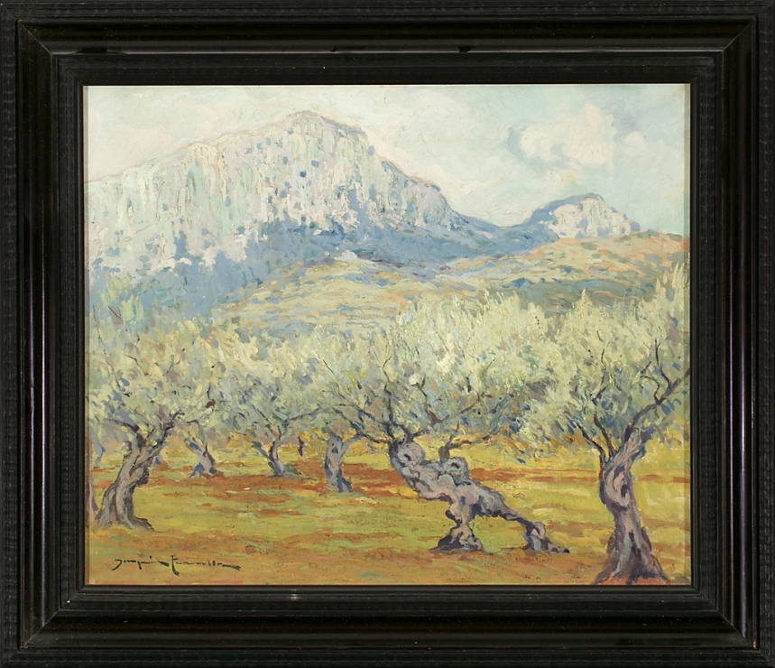 Joaquín Terruella Matilla | Paisaje con olivos | MutualArt
