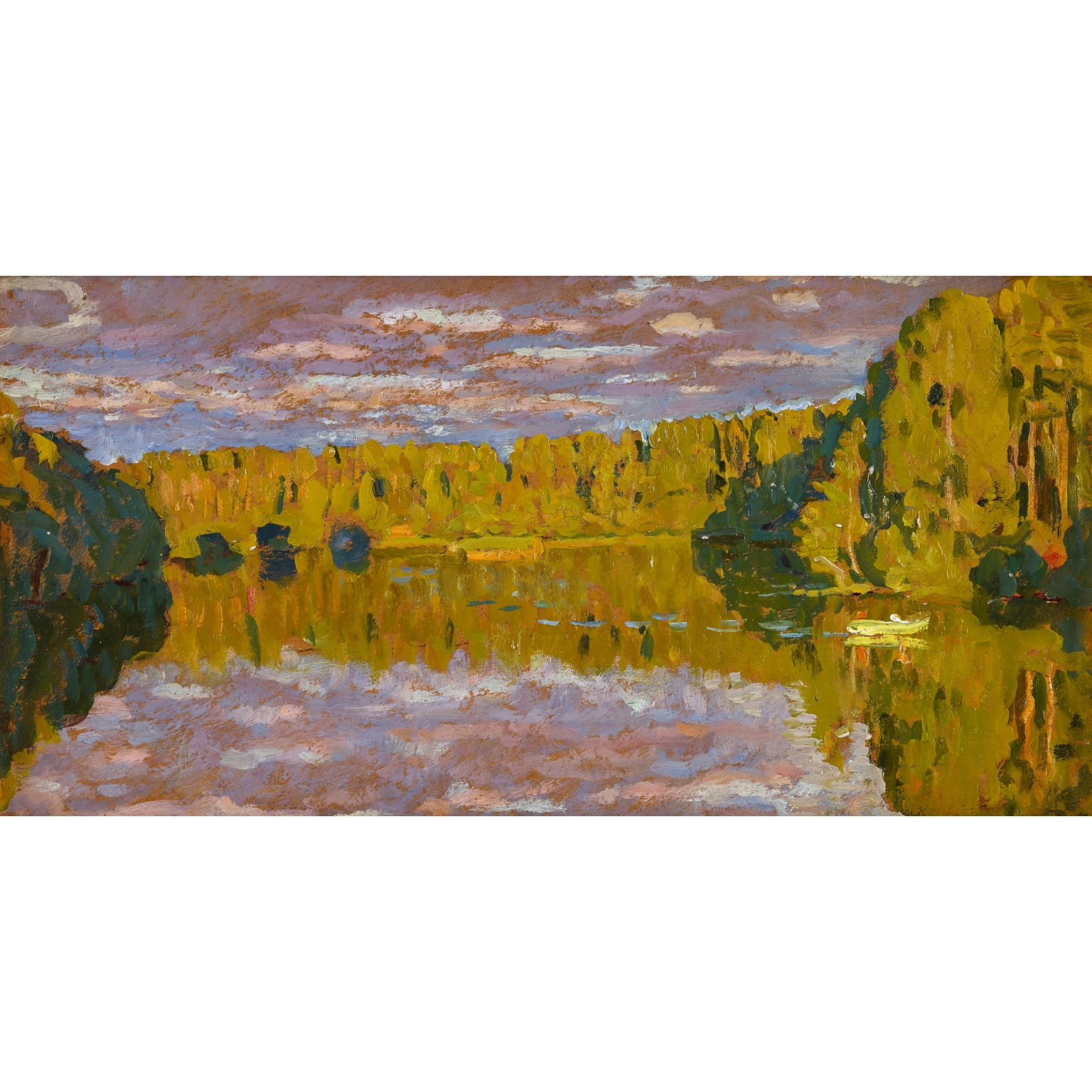 Sergei Tkachev | An Evening on the Lake (1995) | MutualArt