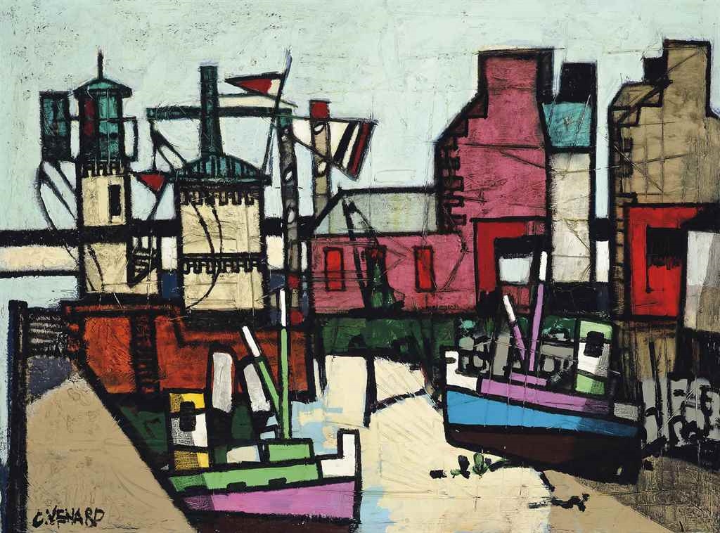 Claude Venard | Port d'Audierne (1970) | MutualArt