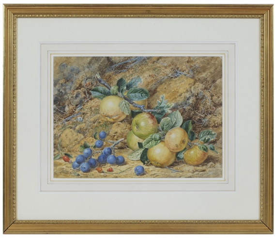 Thomas Frederick Collier | Apples and Berries (1871) | MutualArt