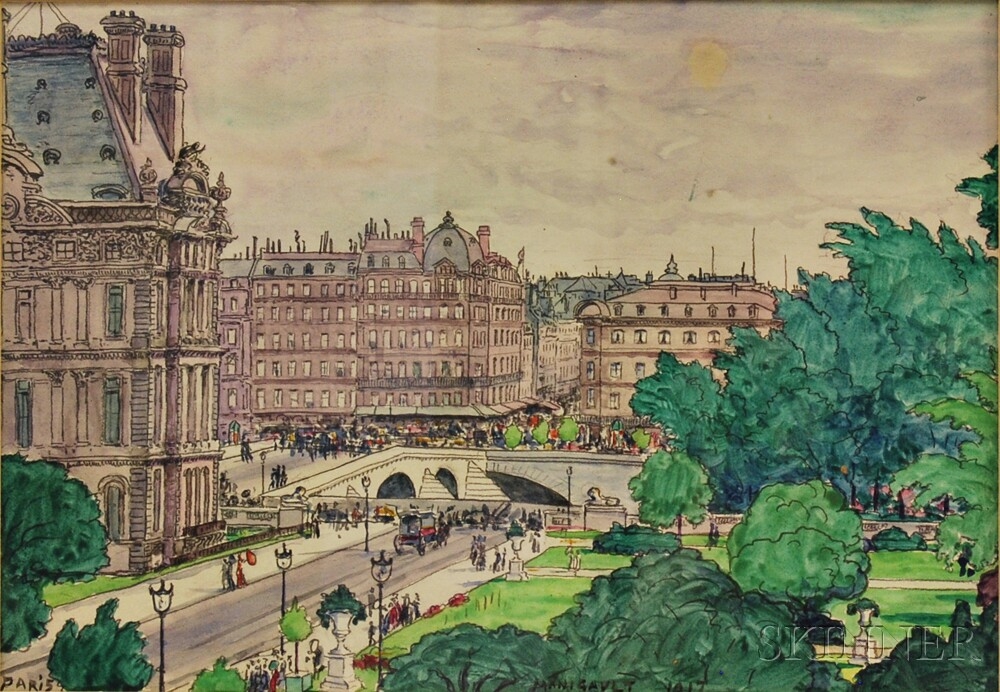 Edward Middleton Manigault | View of Paris (1912) | MutualArt