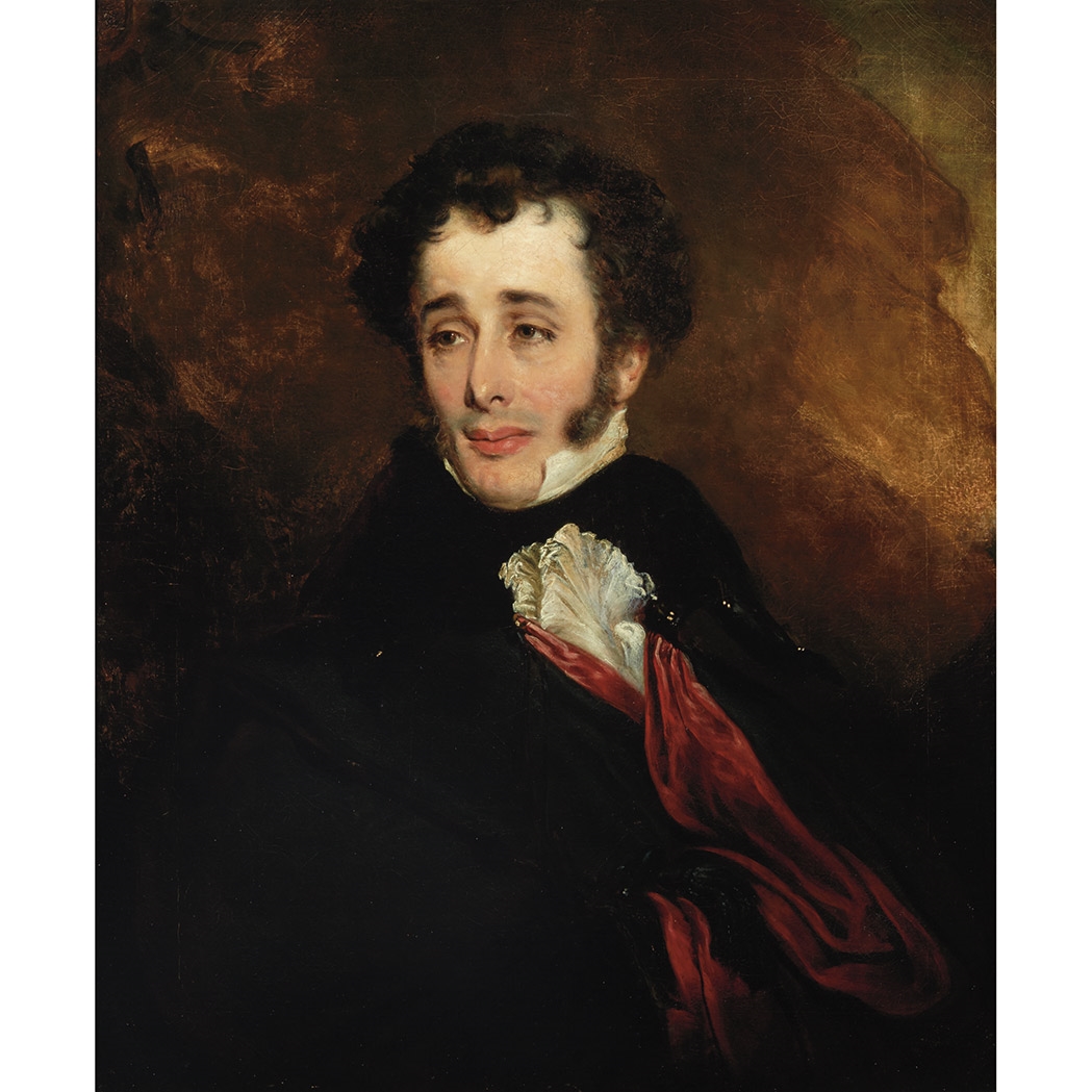 Henry William Pickersgill | Portrait of a Gentleman Wearing a Red ...