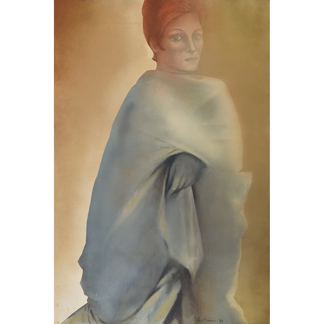 Harold Stevenson | Portrait of Jacqueline (1973) | MutualArt