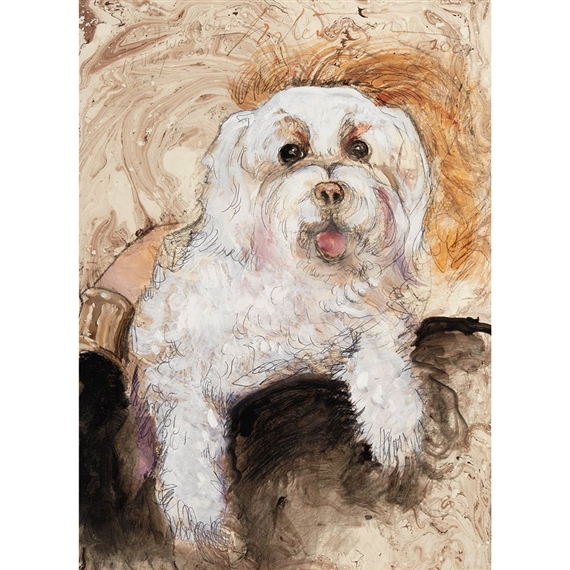 Harold Stevenson | White Dog (2001) | MutualArt