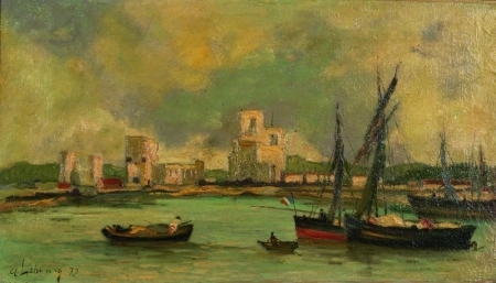 Albert Marie Lebourg | ALGER, L'AMIRAUTÉ THE PORT OF ALGIERS | MutualArt