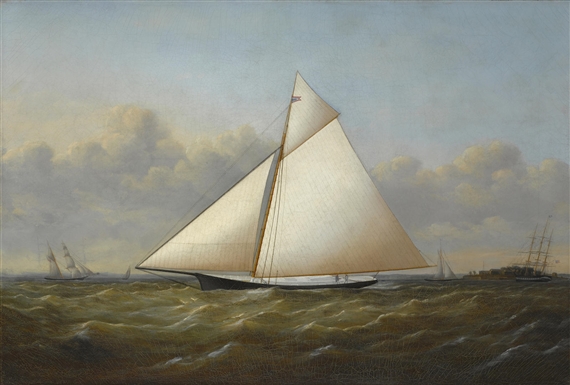 Joseph B. Smith | The sloop yacht Rebecca off New York | MutualArt